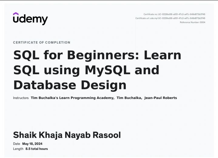 Nayab Shaik on LinkedIn: #sql #sqlqueries Nayab Shaik on LinkedIn: #sql #sqlqueries