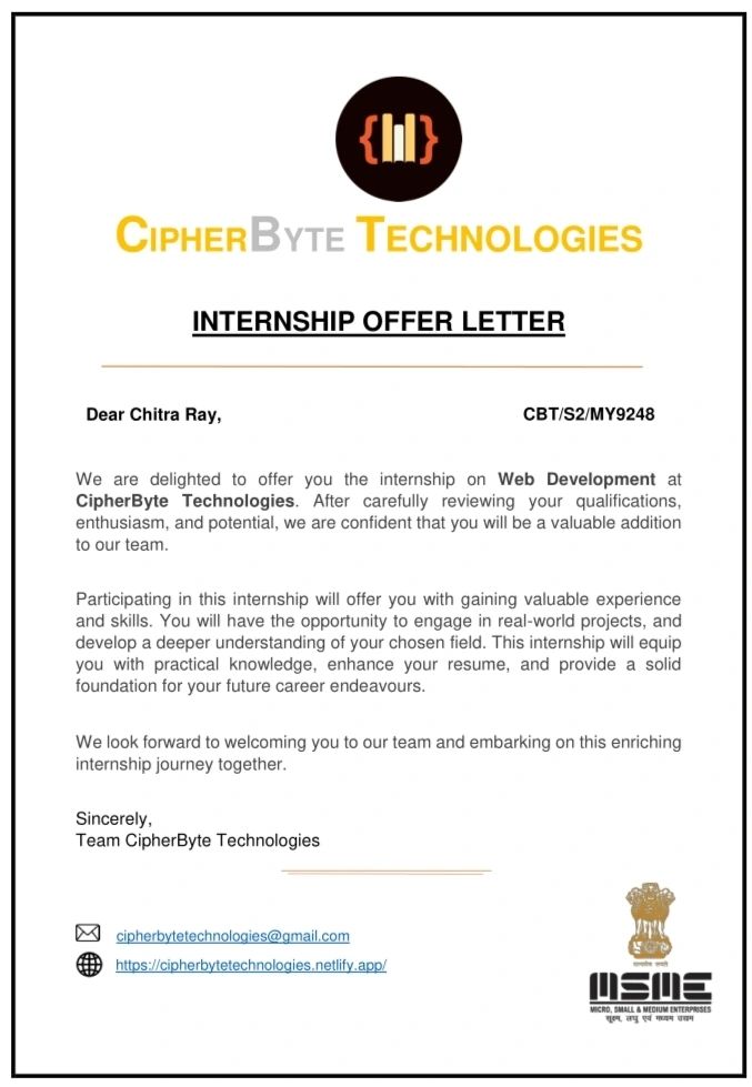 Chitra Ray on LinkedIn: #webdevelopment #webdev #internship #coding # ... Chitra Ray on LinkedIn: #webdevelopment #webdev #internship #coding # ...