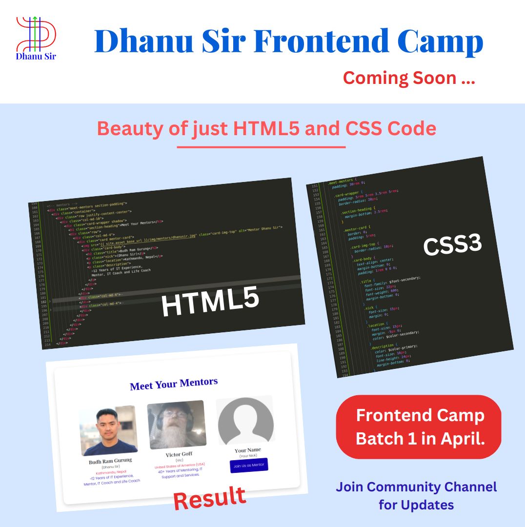 Budh Ram Gurung (Dhanu Sir) on LinkedIn: #html #css #frontenddeveloper ... Budh Ram Gurung (Dhanu Sir) on LinkedIn: #html #css #frontenddeveloper ...