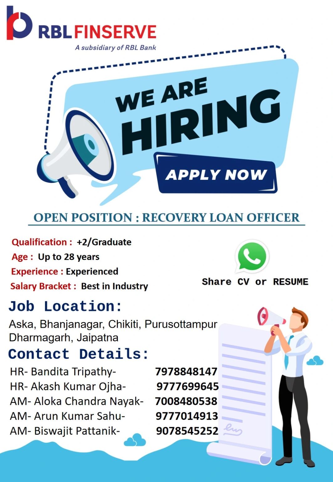 Akash Kumar Ojha on LinkedIn: #odisha #benefits #hiring #mfi #banking # ... Akash Kumar Ojha on LinkedIn: #odisha #benefits #hiring #mfi #banking # ...