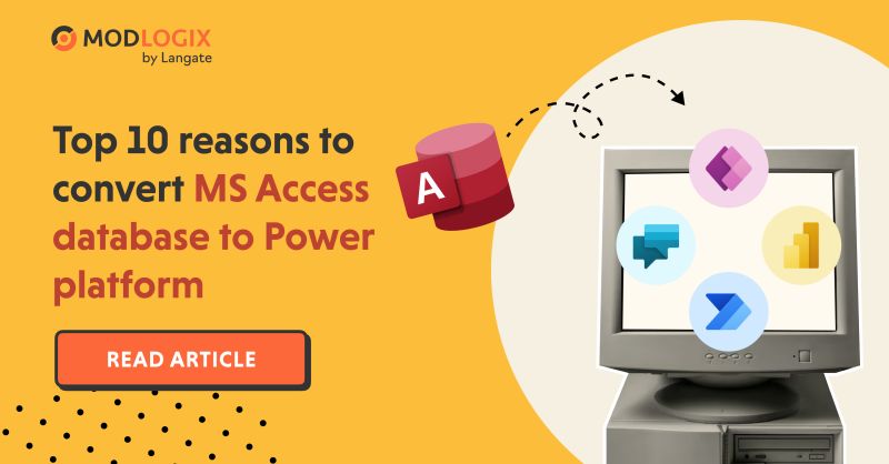 ModLogix by Langate on LinkedIn: 10 Reasons of Migrating MS Access ... ModLogix by Langate on LinkedIn: 10 Reasons of Migrating MS Access ...