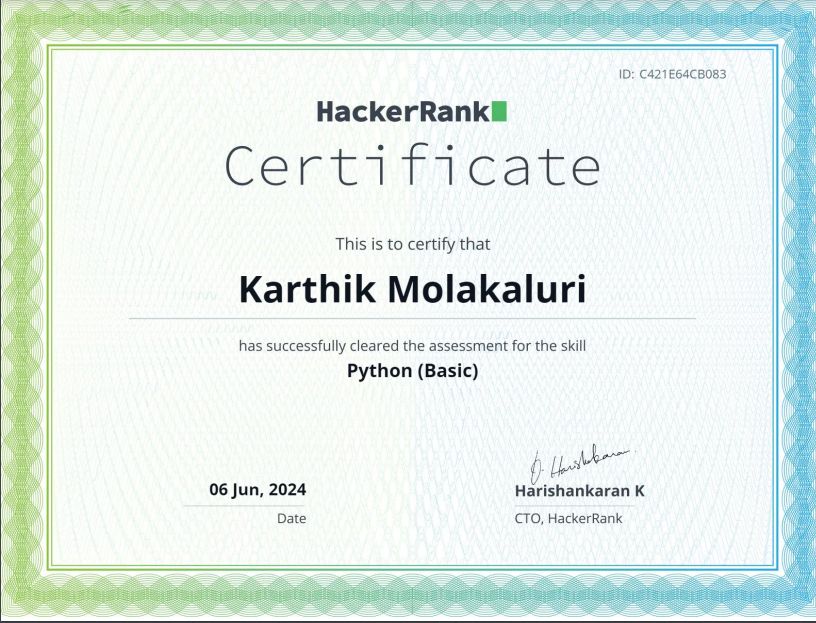 Molakaluri Karthik on LinkedIn: #python #programming #coding # ... Molakaluri Karthik on LinkedIn: #python #programming #coding # ...