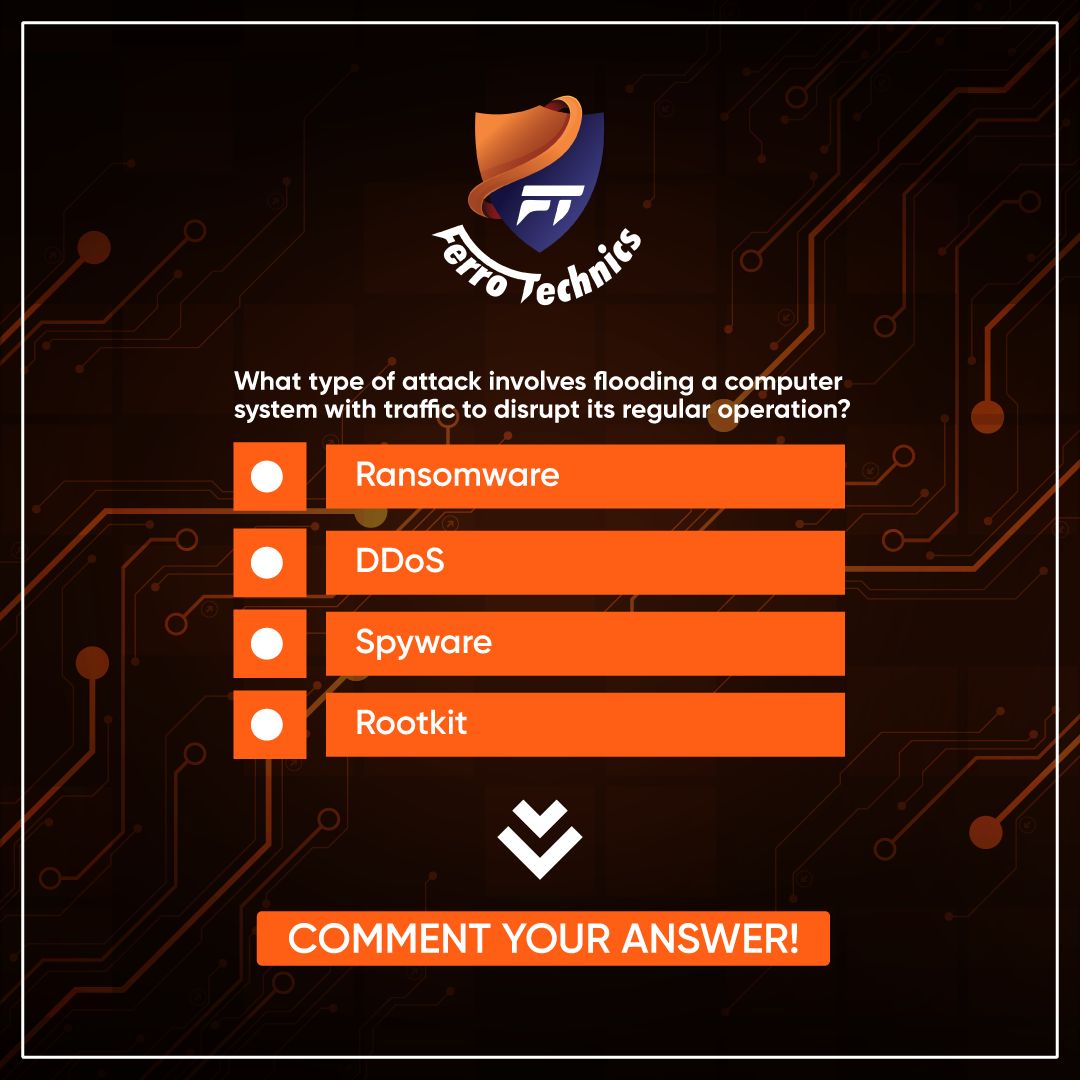 Ferro Technics on LinkedIn: #ferrotechnics #cybersecurity #quiz # ... Ferro Technics on LinkedIn: #ferrotechnics #cybersecurity #quiz # ...