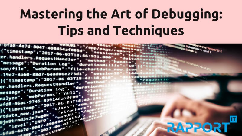 Rapport Talents on LinkedIn: #debugging #softwaredevelopment # ... Rapport Talents on LinkedIn: #debugging #softwaredevelopment # ...