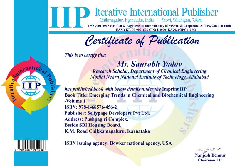 Dr. SAURABH YADAV on LinkedIn: Books & Chapters Publication during PhD Dr. SAURABH YADAV on LinkedIn: Books & Chapters Publication during PhD