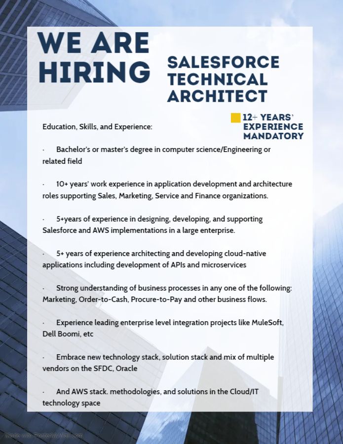 Sree Ram Sayeesh on LinkedIn: #share #cv #salesforce #technical #architect Sree Ram Sayeesh on LinkedIn: #share #cv #salesforce #technical #architect