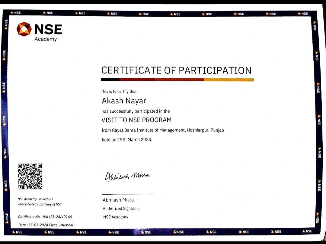 Akash Nayyar on LinkedIn: I am glad to share that i recently visited ... Akash Nayyar on LinkedIn: I am glad to share that i recently visited ...