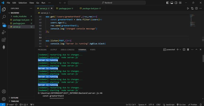 Aditya Sharma on LinkedIn: #expressjs #nodejs #codingjourney # ... Aditya Sharma on LinkedIn: #expressjs #nodejs #codingjourney # ...