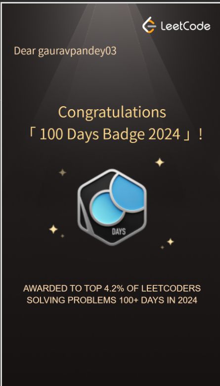 GAURAV PANDEY on LinkedIn: #leetcode #codingmilestone #leetcodejourney ... GAURAV PANDEY on LinkedIn: #leetcode #codingmilestone #leetcodejourney ...