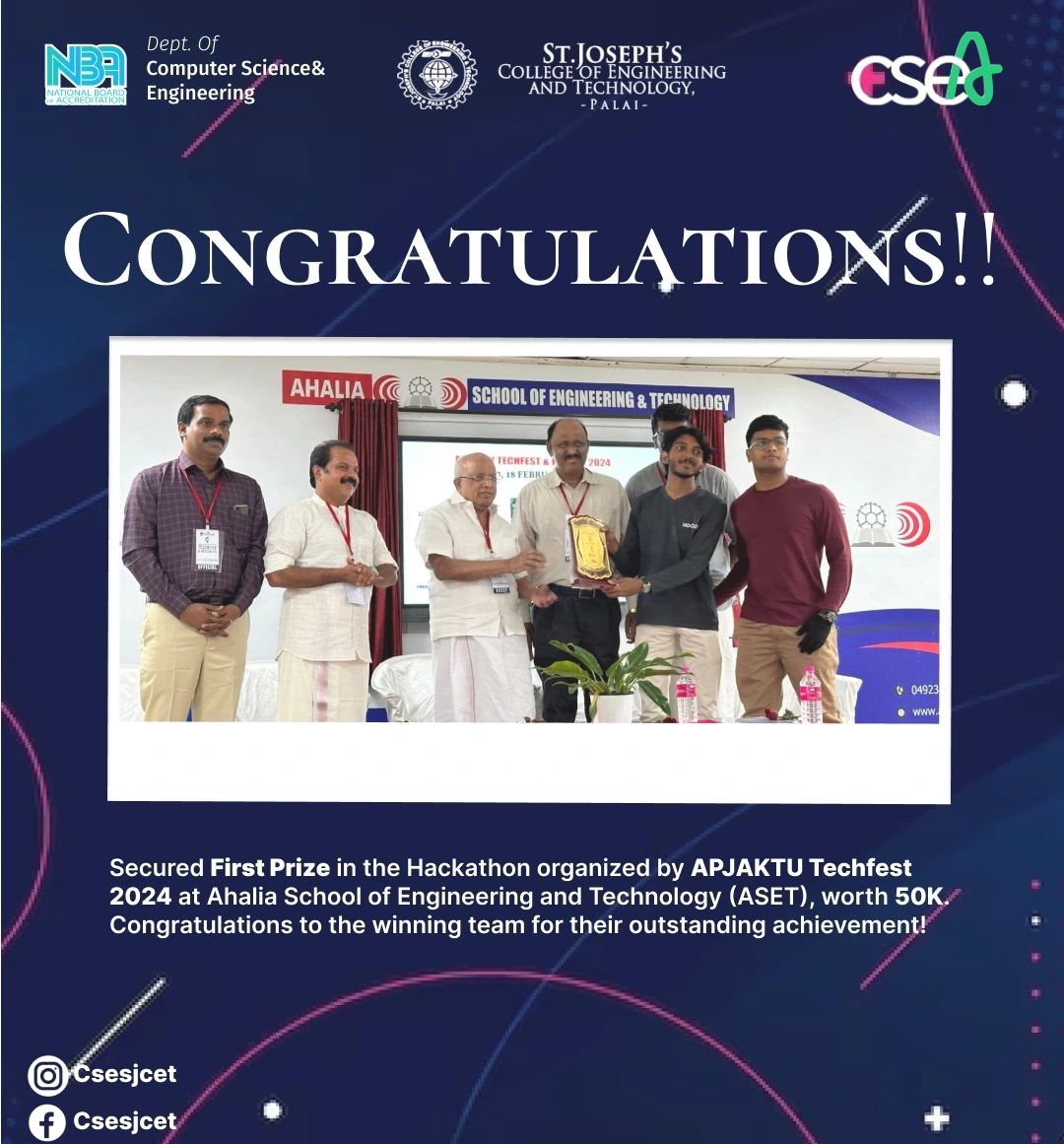 Department of Computer Science and Engineering - SJCET PALAI on ... Department of Computer Science and Engineering - SJCET PALAI on ...