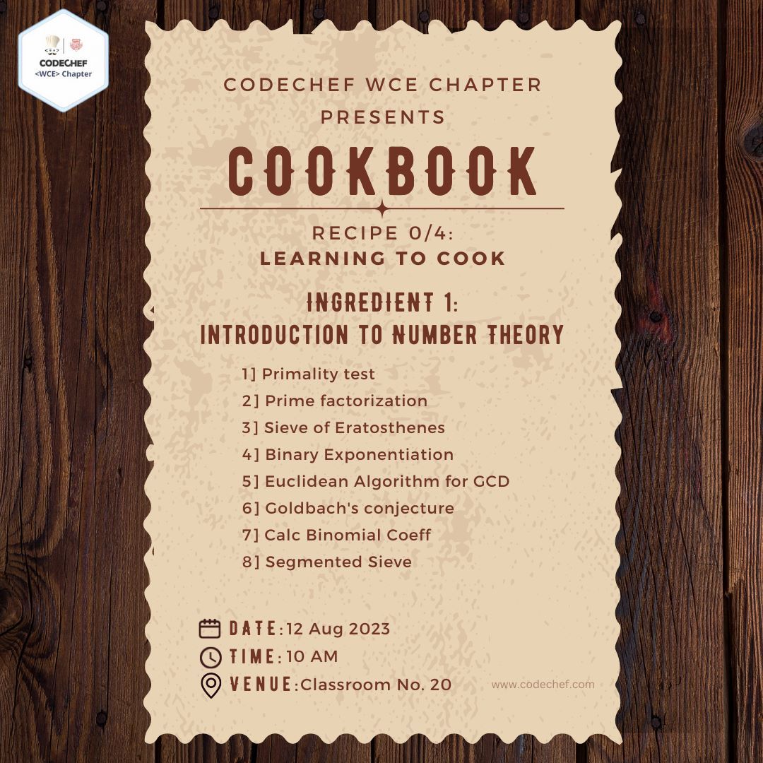 CodeChef Wce Chapter on LinkedIn: #cwc #coding #cookbook #ingredient1 # ... CodeChef Wce Chapter on LinkedIn: #cwc #coding #cookbook #ingredient1 # ...