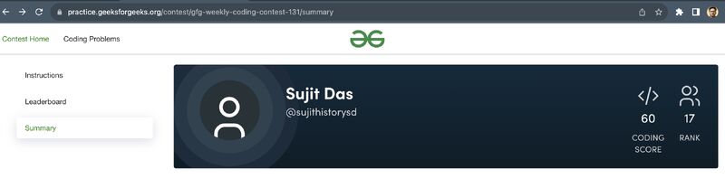Sujit Das on LinkedIn: #gfg #codingninjas #dsa Sujit Das on LinkedIn: #gfg #codingninjas #dsa
