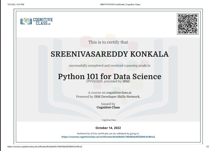 SREENIVASAREDDY KONKALA posted on LinkedIn SREENIVASAREDDY KONKALA posted on LinkedIn