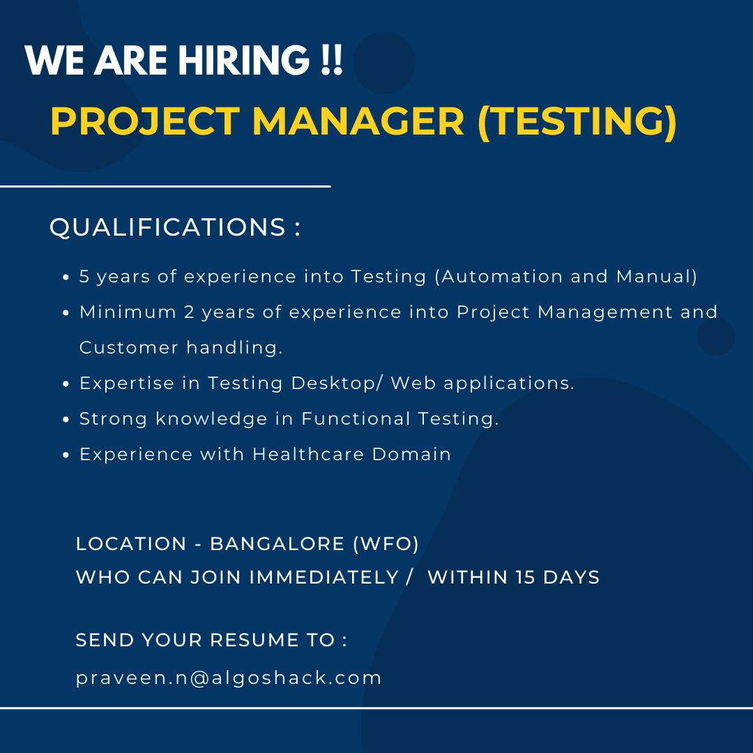 Praveen Narayan on LinkedIn: #qa #qatester #automationtester # ... Praveen Narayan on LinkedIn: #qa #qatester #automationtester # ...