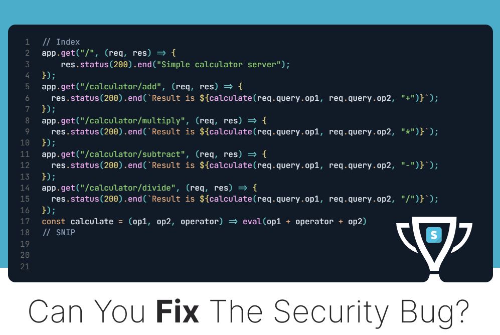 SecDim on LinkedIn: #appsec #secdim #programming #javascript SecDim on LinkedIn: #appsec #secdim #programming #javascript