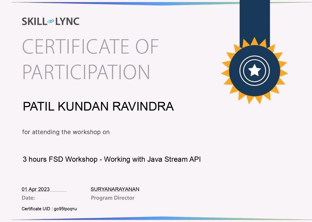 Kundan Patil on LinkedIn: #skilllync #java #javaprogramming #skilllync Kundan Patil on LinkedIn: #skilllync #java #javaprogramming #skilllync
