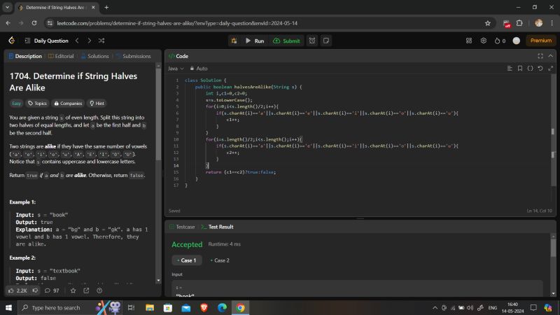 Karuppusamy S on LinkedIn: #100daysofcode #leetcode #codingchallenge # ... Karuppusamy S on LinkedIn: #100daysofcode #leetcode #codingchallenge # ...