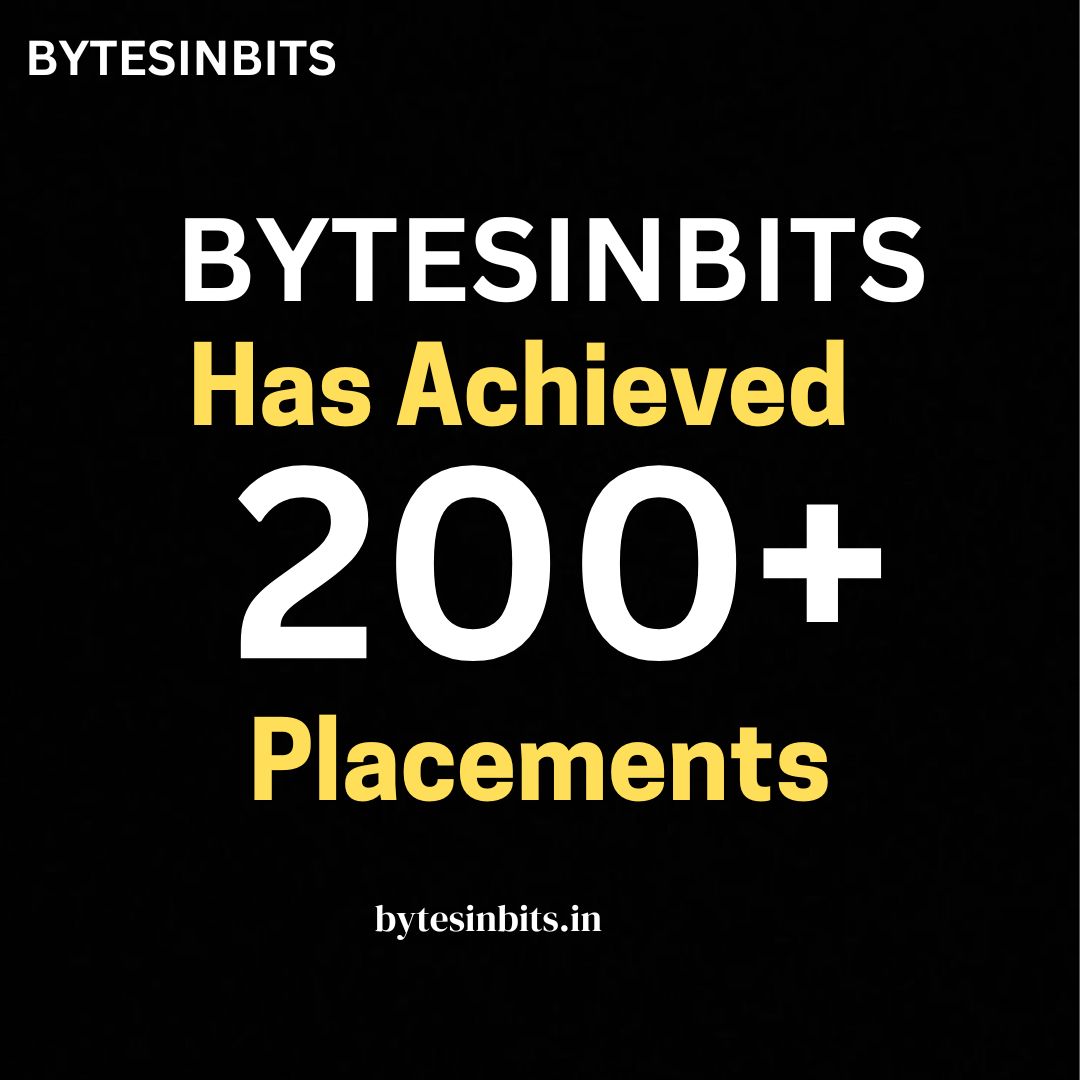 Bytes in bits Training institute on LinkedIn: #placements #training # ... Bytes in bits Training institute on LinkedIn: #placements #training # ...