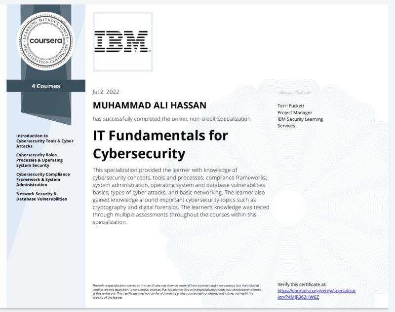Muhammad Ali Hassan on LinkedIn: IBM Muhammad Ali Hassan on LinkedIn: IBM