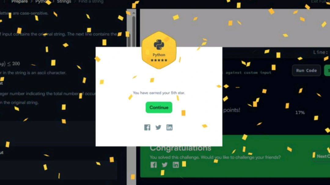 KaranKumar G on LinkedIn: #python #hackerrank #problemsolving # ... KaranKumar G on LinkedIn: #python #hackerrank #problemsolving # ...