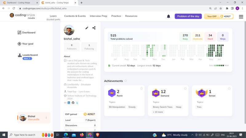 Bishal Saha on LinkedIn: #dsa #coding #practice #revise #repeat #happy ... Bishal Saha on LinkedIn: #dsa #coding #practice #revise #repeat #happy ...