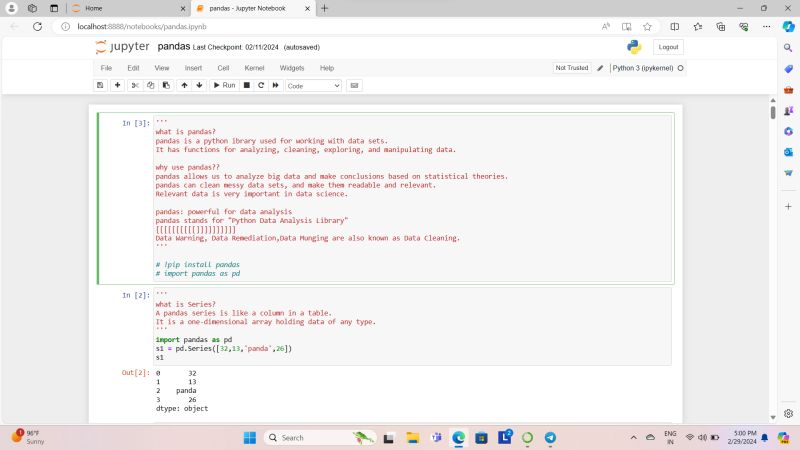 Bhupathi Nithish on LinkedIn: #task37 #pandas #python Bhupathi Nithish on LinkedIn: #task37 #pandas #python