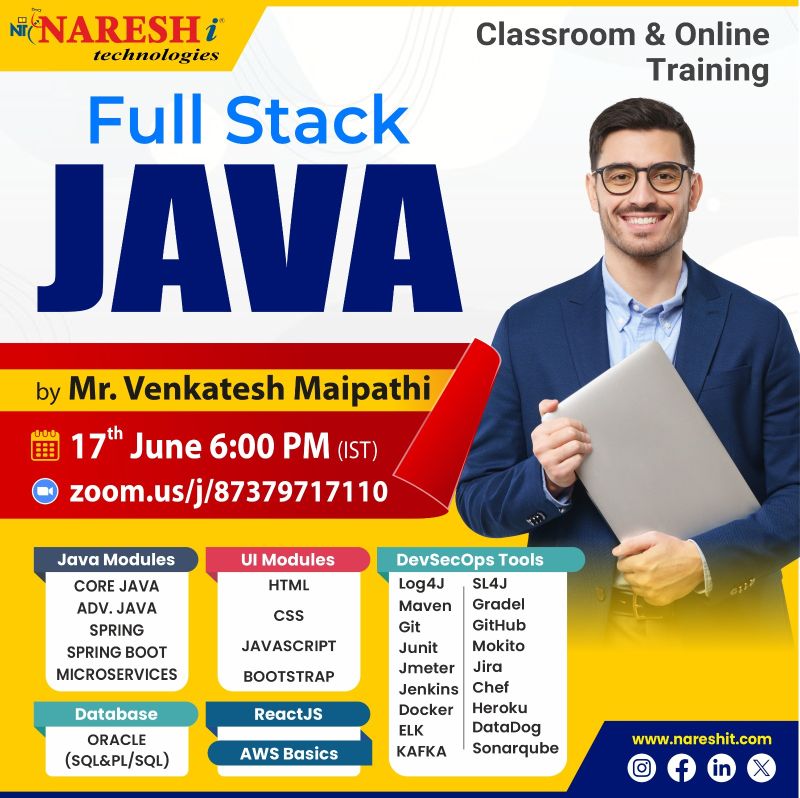 Free Demo on Core Java & Full Stack Java | sunil macherla posted on the ... Free Demo on Core Java & Full Stack Java | sunil macherla posted on the ...