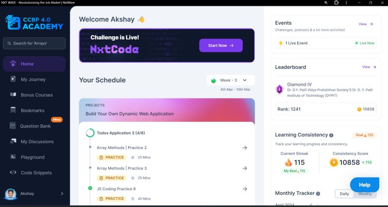 Akshay Bane on LinkedIn: #21daychallenge #75challenge #nxtwave # ... Akshay Bane on LinkedIn: #21daychallenge #75challenge #nxtwave # ...