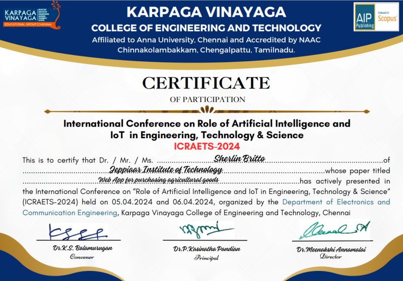 Sherlin Britto on LinkedIn: #agriculture #technology #paperpresentation ... Sherlin Britto on LinkedIn: #agriculture #technology #paperpresentation ...