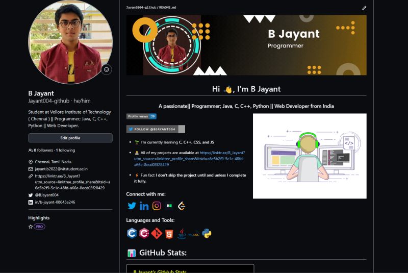 B Jayant on LinkedIn: #github #coding #opensource #techcommunity # ... B Jayant on LinkedIn: #github #coding #opensource #techcommunity # ...