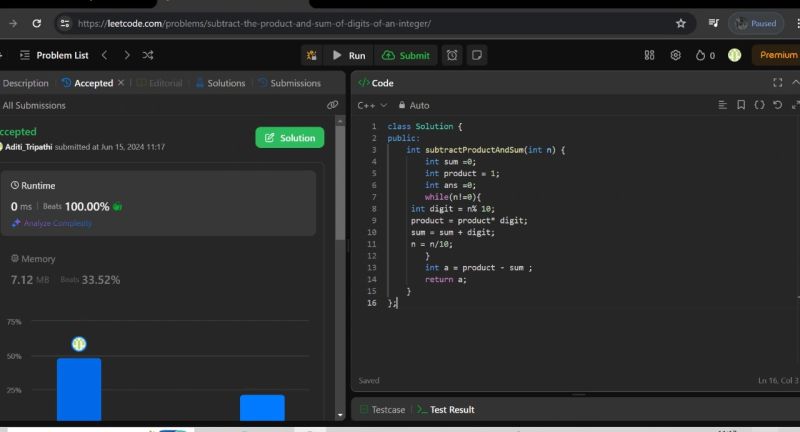 Aditi Tripathi on LinkedIn: #day16of100dayscodingchallenge #leetcode Aditi Tripathi on LinkedIn: #day16of100dayscodingchallenge #leetcode