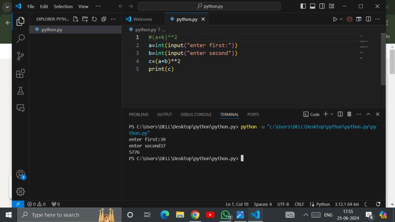 Aravind swamy on LinkedIn: #task6 #python Aravind swamy on LinkedIn: #task6 #python