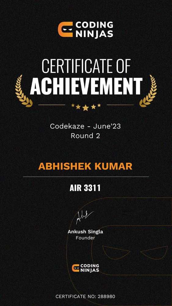 Abhishek Kumar on LinkedIn: #codekaze #codekaze #codingchallenge # ... Abhishek Kumar on LinkedIn: #codekaze #codekaze #codingchallenge # ...