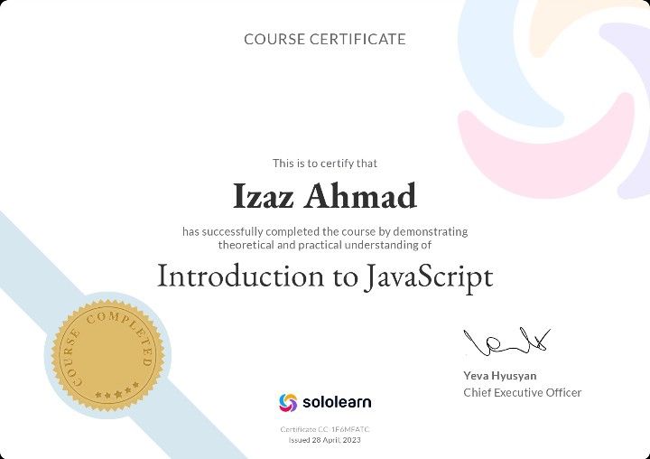 Izaz Ahmad on LinkedIn: #javascript #coding Izaz Ahmad on LinkedIn: #javascript #coding