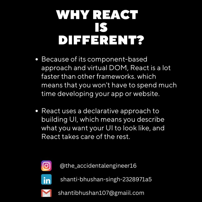 Shanti Bhushan Singh on LinkedIn: #reactisdifferent #reactjs # ... Shanti Bhushan Singh on LinkedIn: #reactisdifferent #reactjs # ...