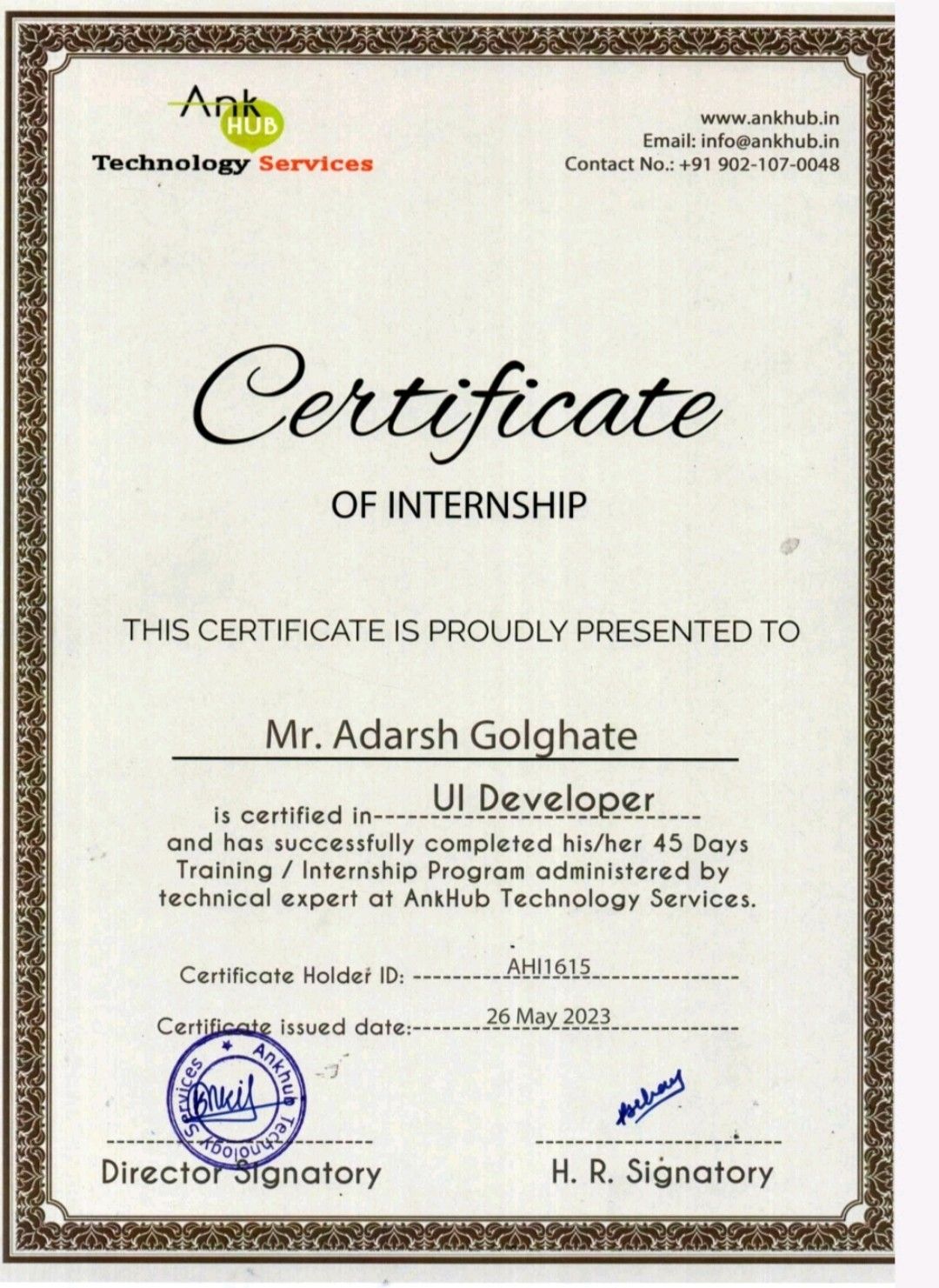 Adarsh Golghate on LinkedIn: #uidevelopment #html #css #agile Adarsh Golghate on LinkedIn: #uidevelopment #html #css #agile