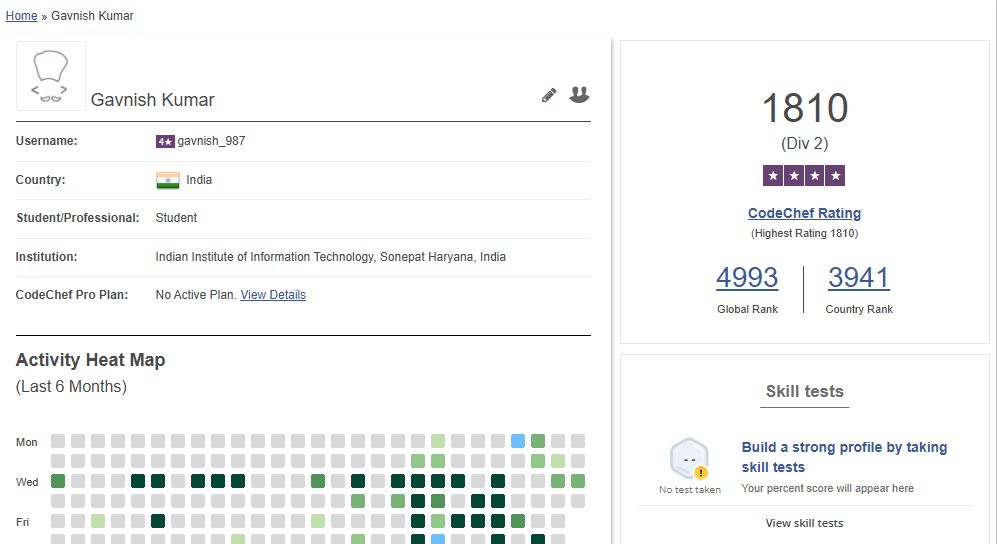Gavnish Kumar on LinkedIn: #competitiveprogramming #codechef #leetcode ... Gavnish Kumar on LinkedIn: #competitiveprogramming #codechef #leetcode ...