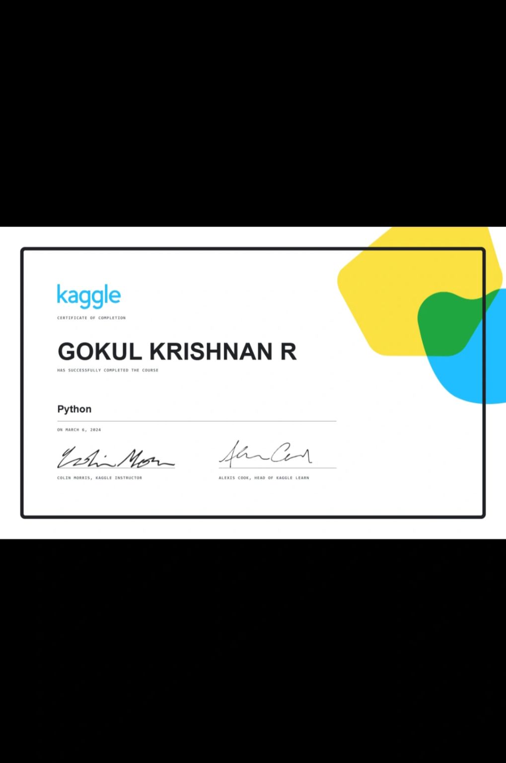 Gokul Krishnan on LinkedIn: #kaggle #colinmorris #python Gokul Krishnan on LinkedIn: #kaggle #colinmorris #python