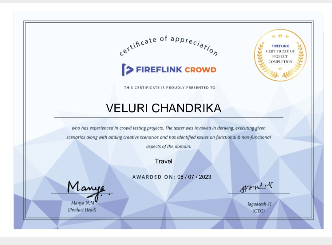 chandrika veluri on LinkedIn: Hii everyone, Iam happy to share my ... chandrika veluri on LinkedIn: Hii everyone, Iam happy to share my ...