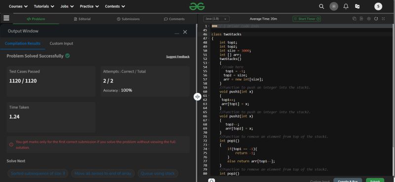 Sundaram Verma on LinkedIn: #dsa #stack #queue #coding #java # ... Sundaram Verma on LinkedIn: #dsa #stack #queue #coding #java # ...