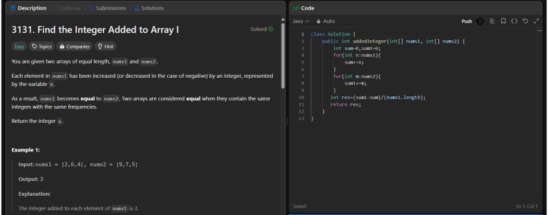 Chiranjeevi C on LinkedIn: #100daysofcode #leetcode #problemsolving # ... Chiranjeevi C on LinkedIn: #100daysofcode #leetcode #problemsolving # ...