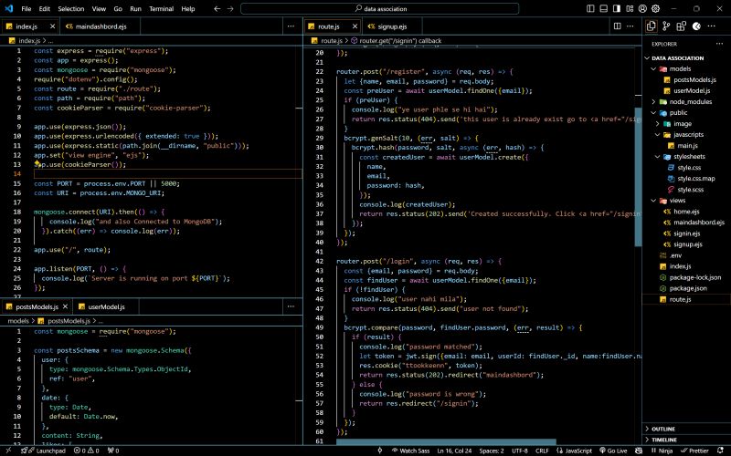 Satyabrat Divedi on LinkedIn: #backend #expressjs #nodejs #mongoose # ... Satyabrat Divedi on LinkedIn: #backend #expressjs #nodejs #mongoose # ...