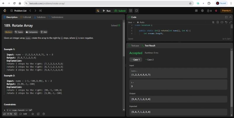 Chaitali Patil on LinkedIn: #leetcode #dsa #problemsolving #java Chaitali Patil on LinkedIn: #leetcode #dsa #problemsolving #java