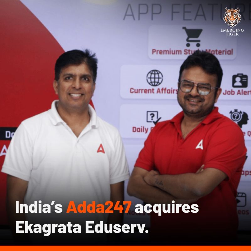 Emerging Tiger on LinkedIn: #adda247 #edtech #caexamprep #acquisition # ... Emerging Tiger on LinkedIn: #adda247 #edtech #caexamprep #acquisition # ...