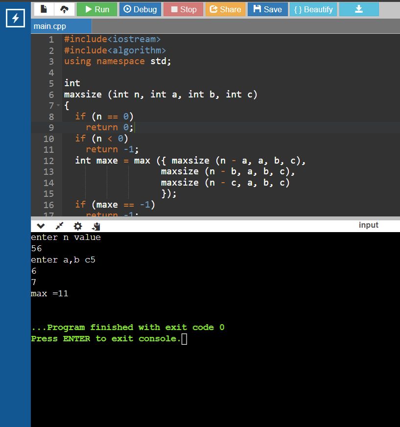 TEJA BODDU on LinkedIn: SOLVED ROPE CUTTING PROBLEM BY USING RECURSION TEJA BODDU on LinkedIn: SOLVED ROPE CUTTING PROBLEM BY USING RECURSION