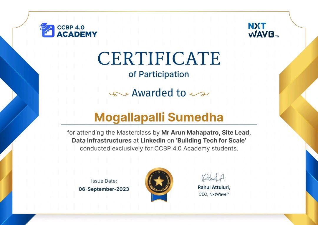 Sumedha Mogallapalli on LinkedIn: #linkedinlearning #masterclass # ... Sumedha Mogallapalli on LinkedIn: #linkedinlearning #masterclass # ...