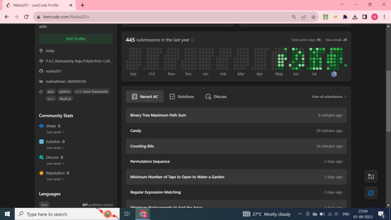 Mahadevan . on LinkedIn: #leetcode #codingchallenge #problemsolving # ... Mahadevan . on LinkedIn: #leetcode #codingchallenge #problemsolving # ...