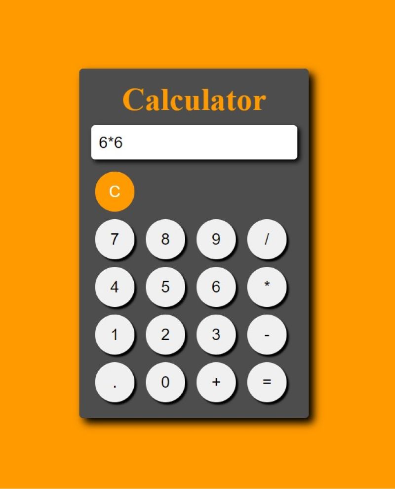 Created a calculator with HTML, CSS, and JavaScript | RAGHUL R posted ... Created a calculator with HTML, CSS, and JavaScript | RAGHUL R posted ...