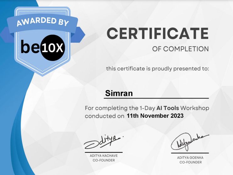 Simran Tabassum posted on LinkedIn Simran Tabassum posted on LinkedIn