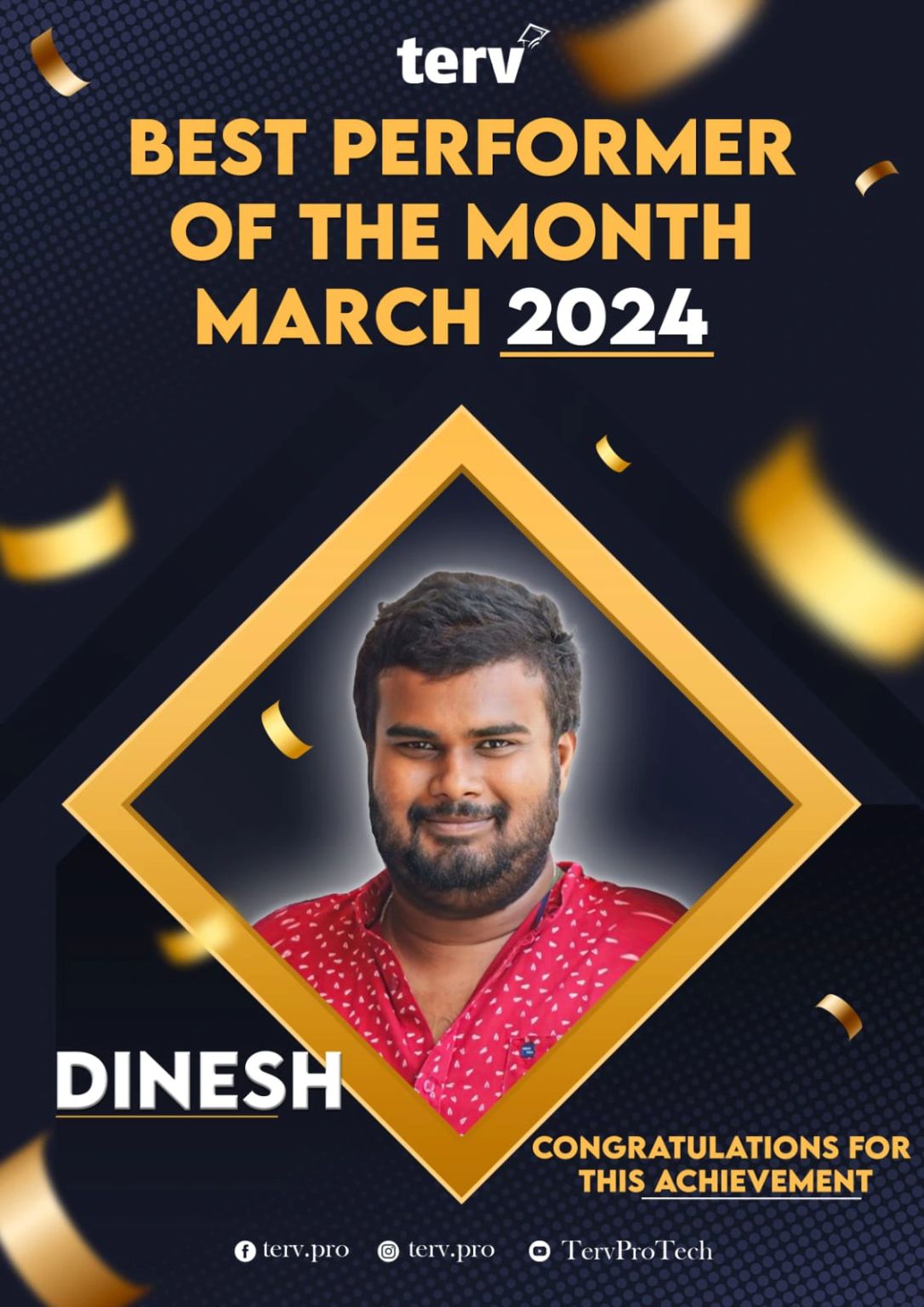 DINESH.N TERV PRO on LinkedIn: #bestemployeeaward #grateful #teamwork # ... DINESH.N TERV PRO on LinkedIn: #bestemployeeaward #grateful #teamwork # ...